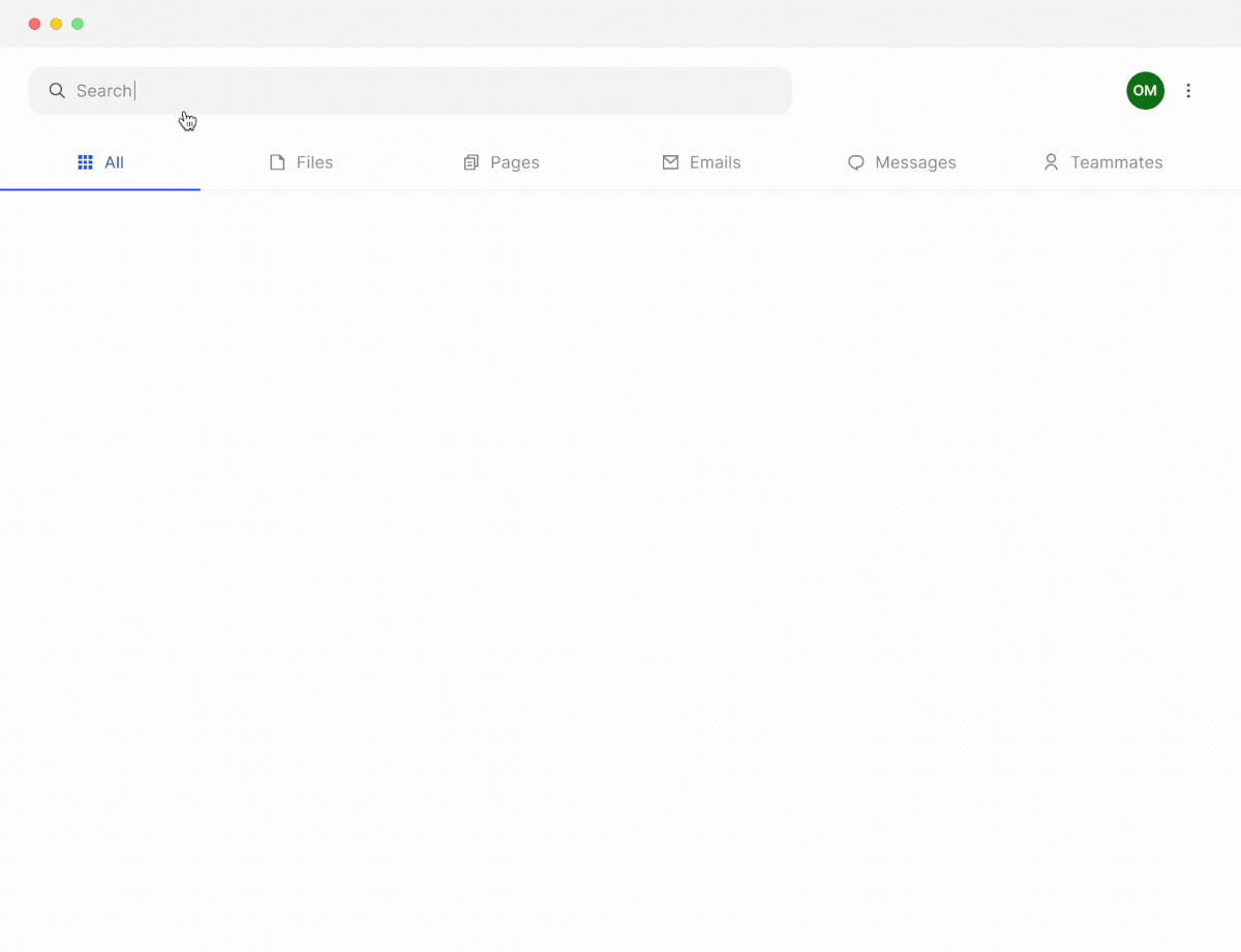 Outmind - Search and find anything, in all your tools